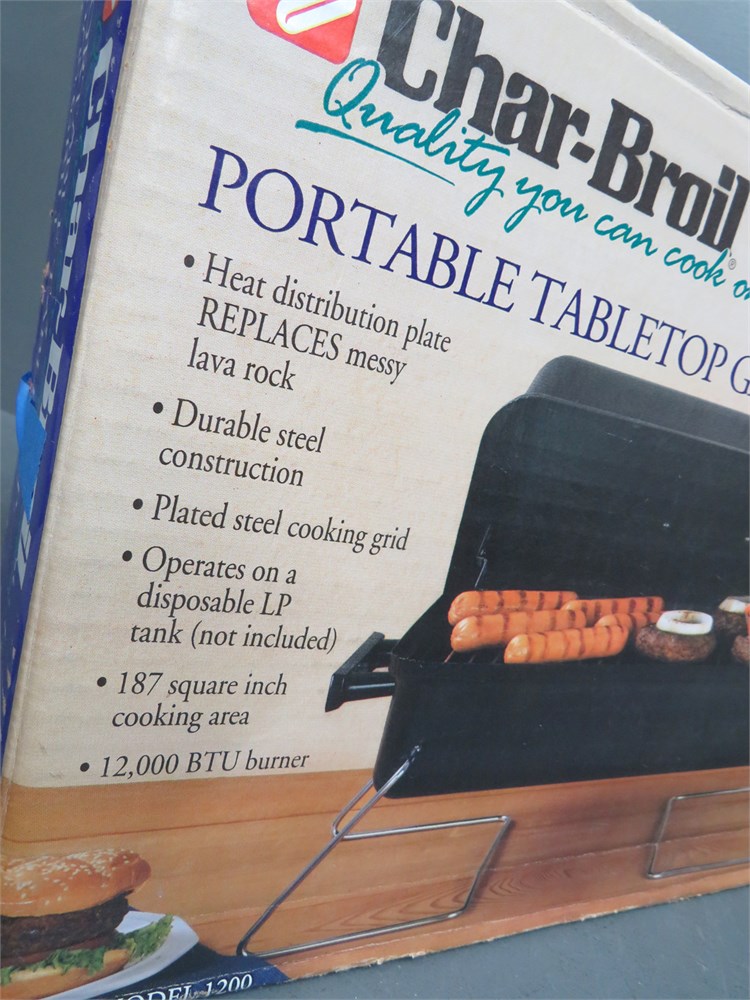 Transitional Design Online Auctions - CHAR-BROIL Portable Tabletop Gas ...