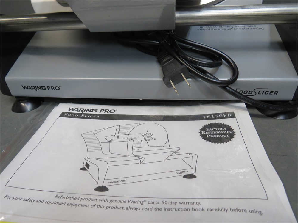 Transitional Design Online Auctions - WARING PRO Food Slicer
